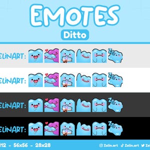 Shiny Ditto | Emote Bundle for Twitch, Discord and Youtube | Stream ...