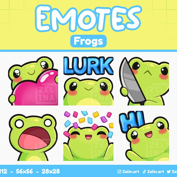 Green Twitch Emotes - Etsy