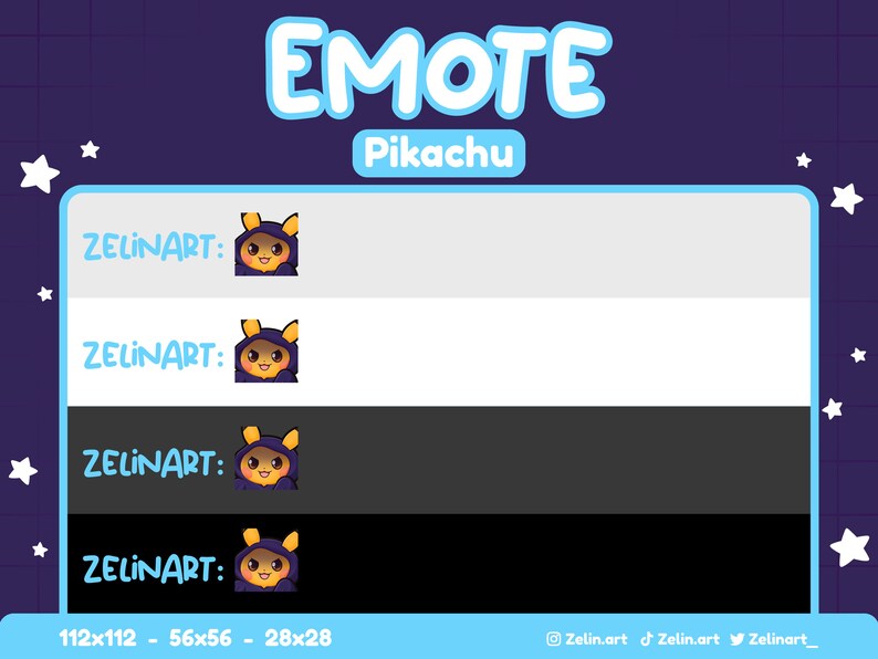 Shiny Pikachu Halloween Evil | Emote for Twitch, Discord and Youtube ...