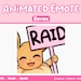 ANIMATED Eevee Raid | Emote for Twitch, Discord and Youtube | Stream ...