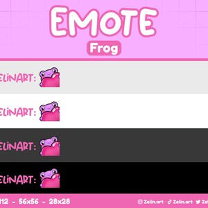 Frog Heart Love | Emote for Twitch, Discord and Youtube | Stream Assets ...