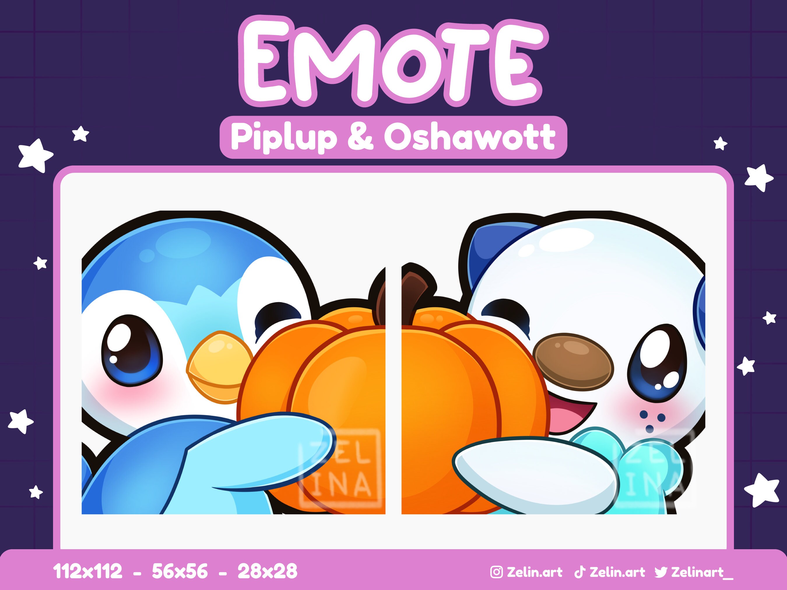 Oshawott And Piplup