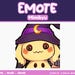 Mimikyu Halloween Witch | Emote for Twitch, Discord and Youtube ...