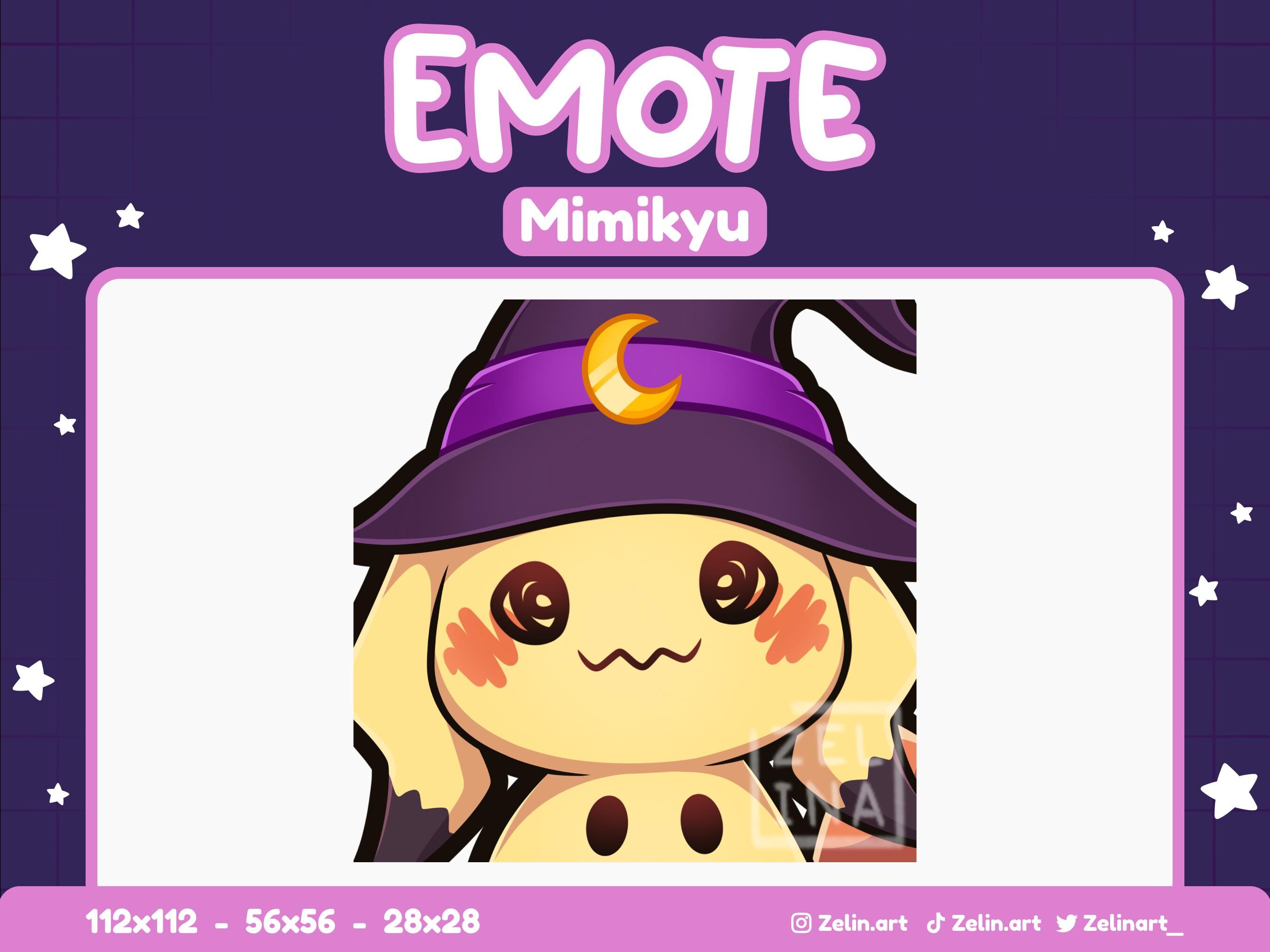 Mimikyu Halloween Witch | Emote for Twitch, Discord and Youtube ...