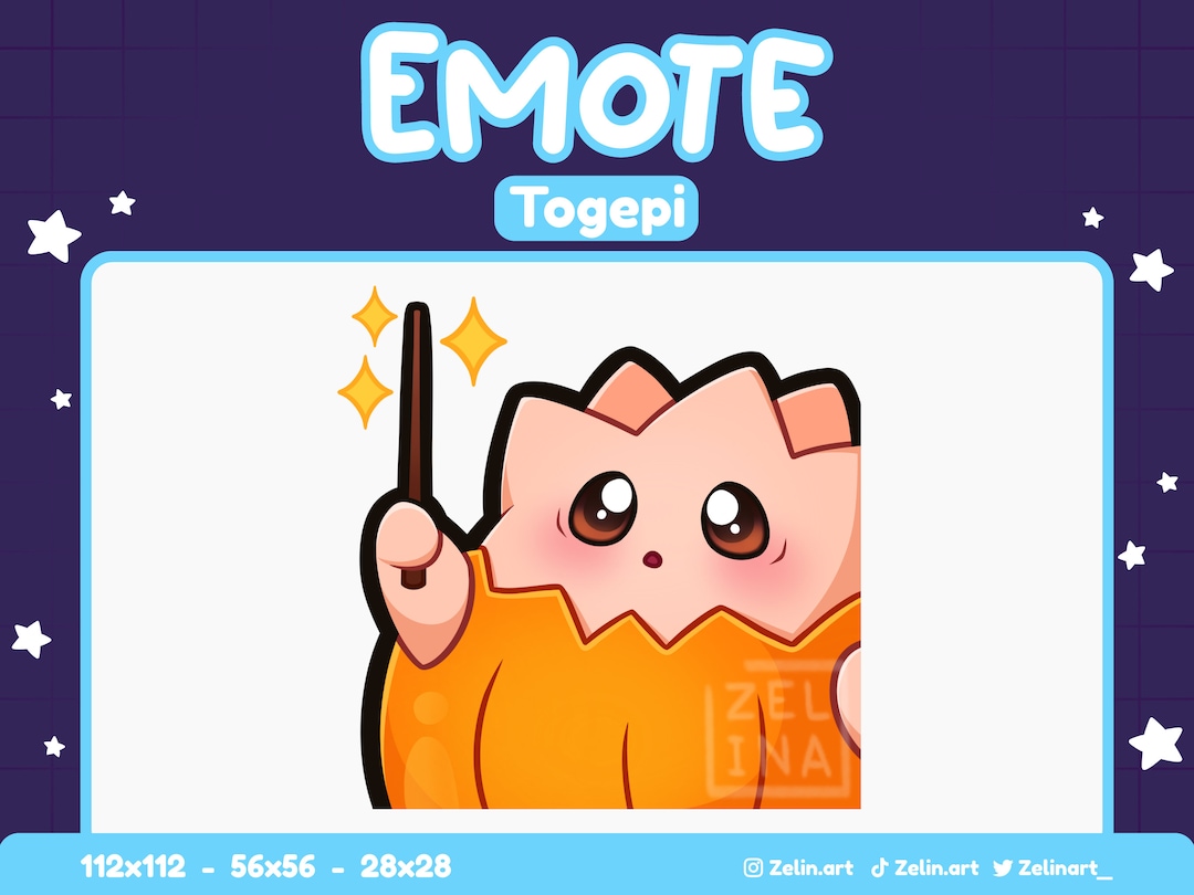 Shiny Togepi Halloween Magic | Emote for Twitch, Discord and Youtube ...
