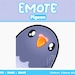Pigeon Peek Lurk | Emote for Twitch, Discord and Youtube | Stream ...