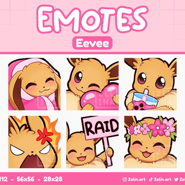 Eevee Discord Emoji - Etsy