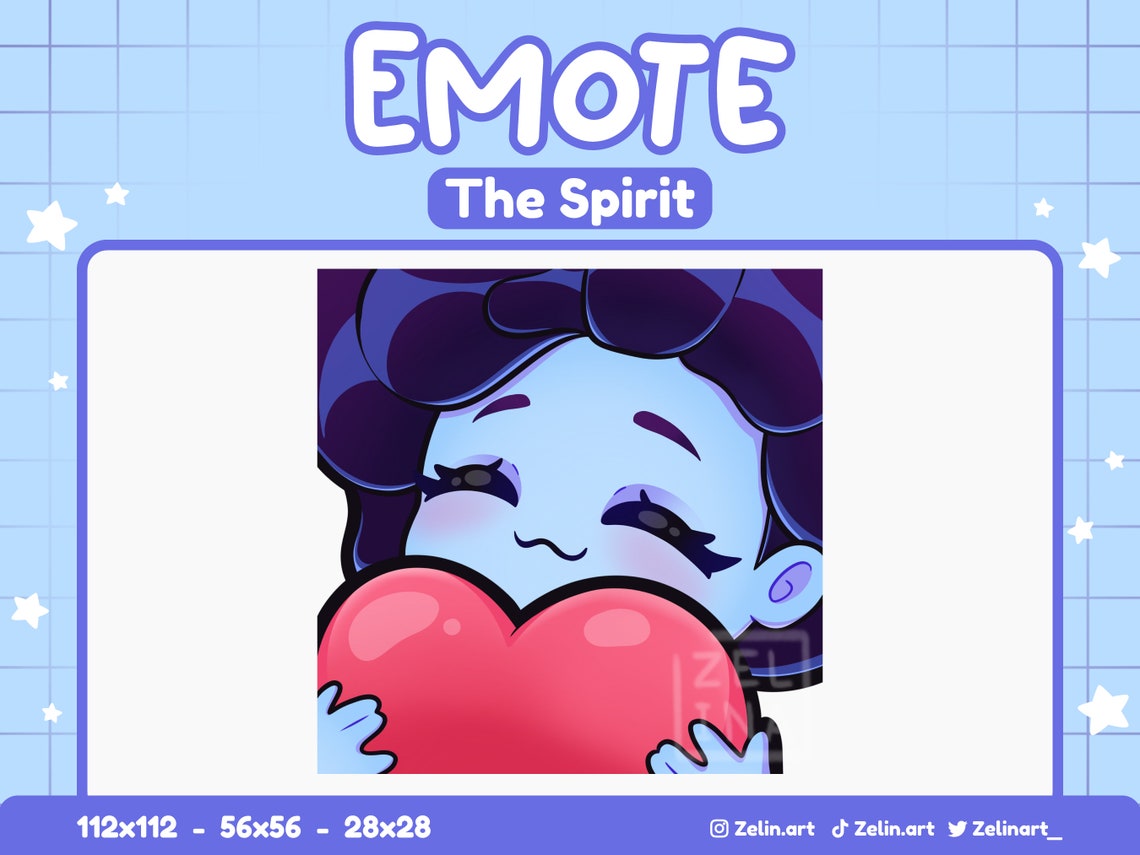 The Spirit Heart Love Emote for Twitch, Discord and Youtube Stream ...