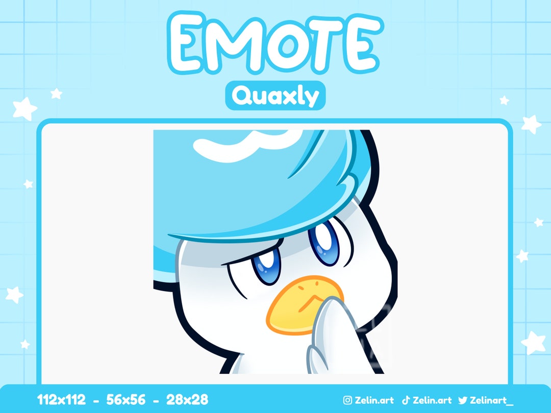 Quaxly Hmm Thinking | Emote for Twitch, Discord and Youtube | Stream ...