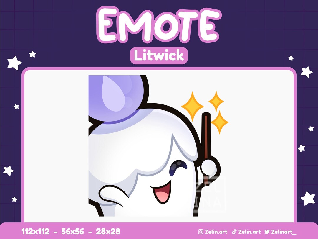 Litwick Halloween Magic | Emote for Twitch, Discord and Youtube ...