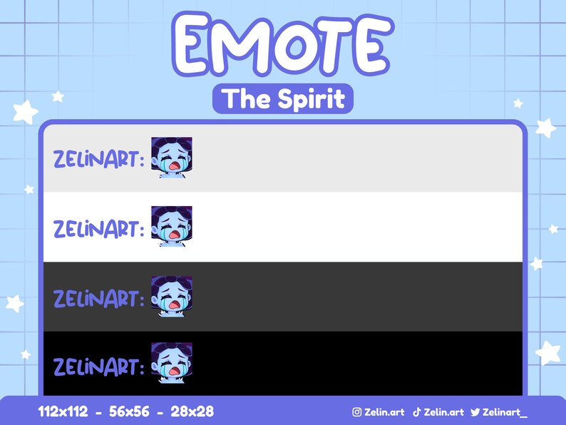 The Spirit Crying Sad Emote for Twitch, Discord and Youtube Stream ...
