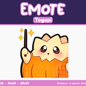 Togepi Halloween Magic | Emote for Twitch, Discord and Youtube | Stream ...