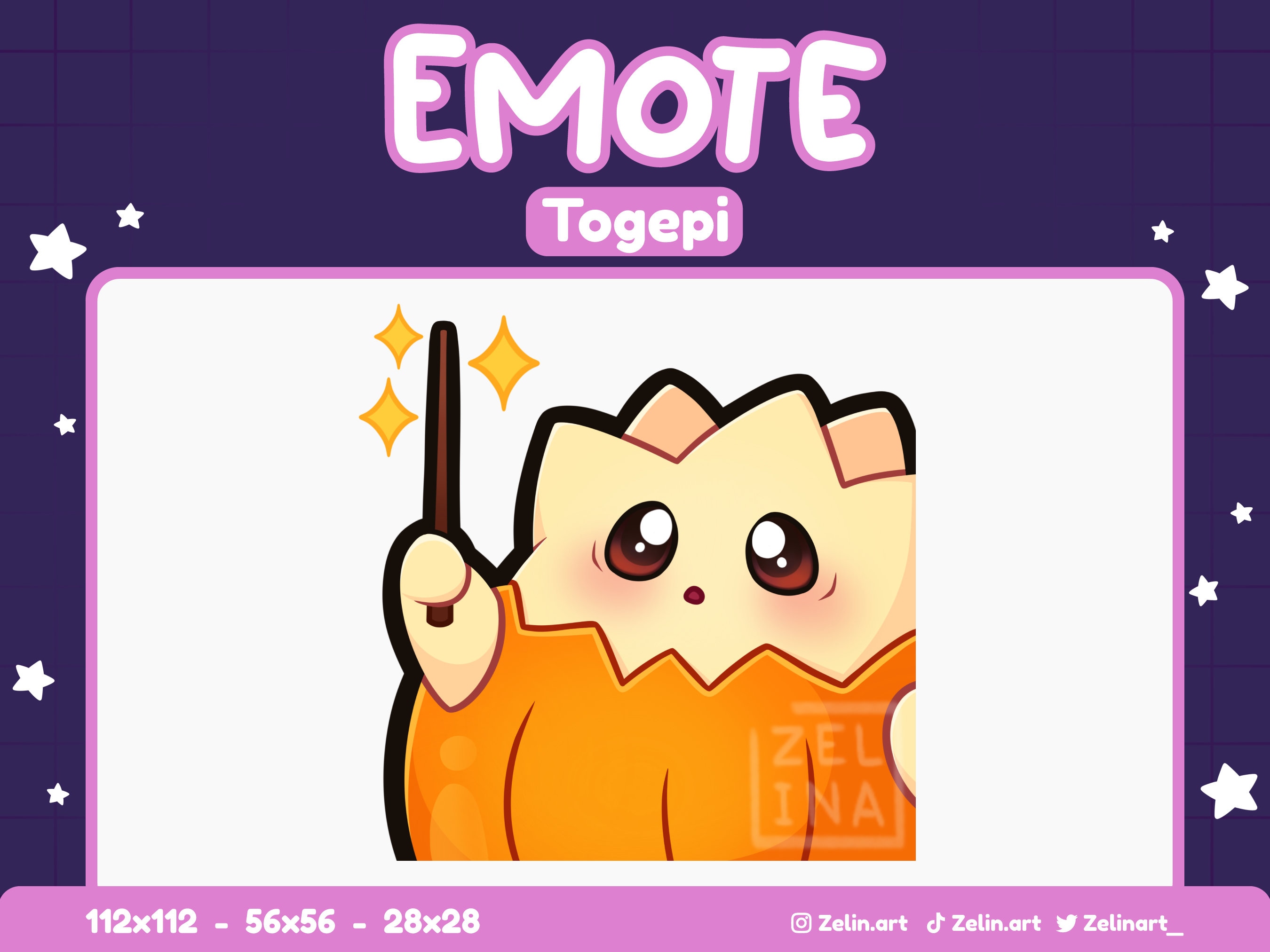 Togepi Halloween Magic | Emote for Twitch, Discord and Youtube | Stream ...