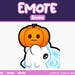 Snom Halloween Pumpkin | Emote for Twitch, Discord and Youtube | Stream ...