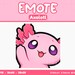 Pink Axolotl Hi Wave | Emote for Twitch, Discord and Youtube | Stream ...