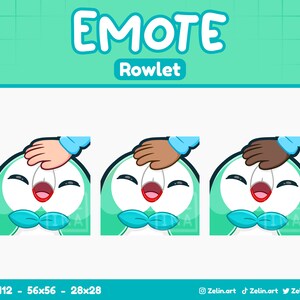 Shiny Rowlet Pet | Emote for Twitch, Discord and Youtube | Stream ...