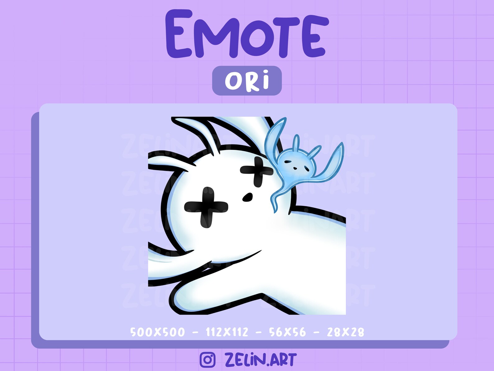Cute Ori Dead Emote for Twitch, Discord and Youtube | Streamer Graphics ...