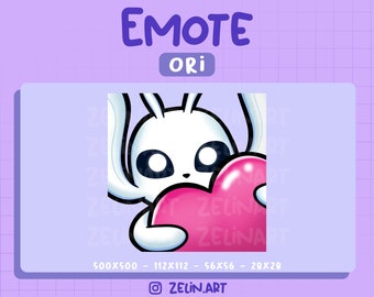 Budgie Lutino Heart Emote Twitch Discord Youtube - Etsy
