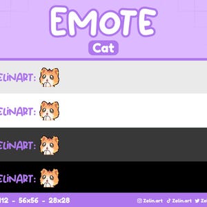 Orange Cat Sparkle Woah | Emote for Twitch, Discord and Youtube ...