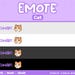 Orange Cat Sparkle Woah | Emote for Twitch, Discord and Youtube ...