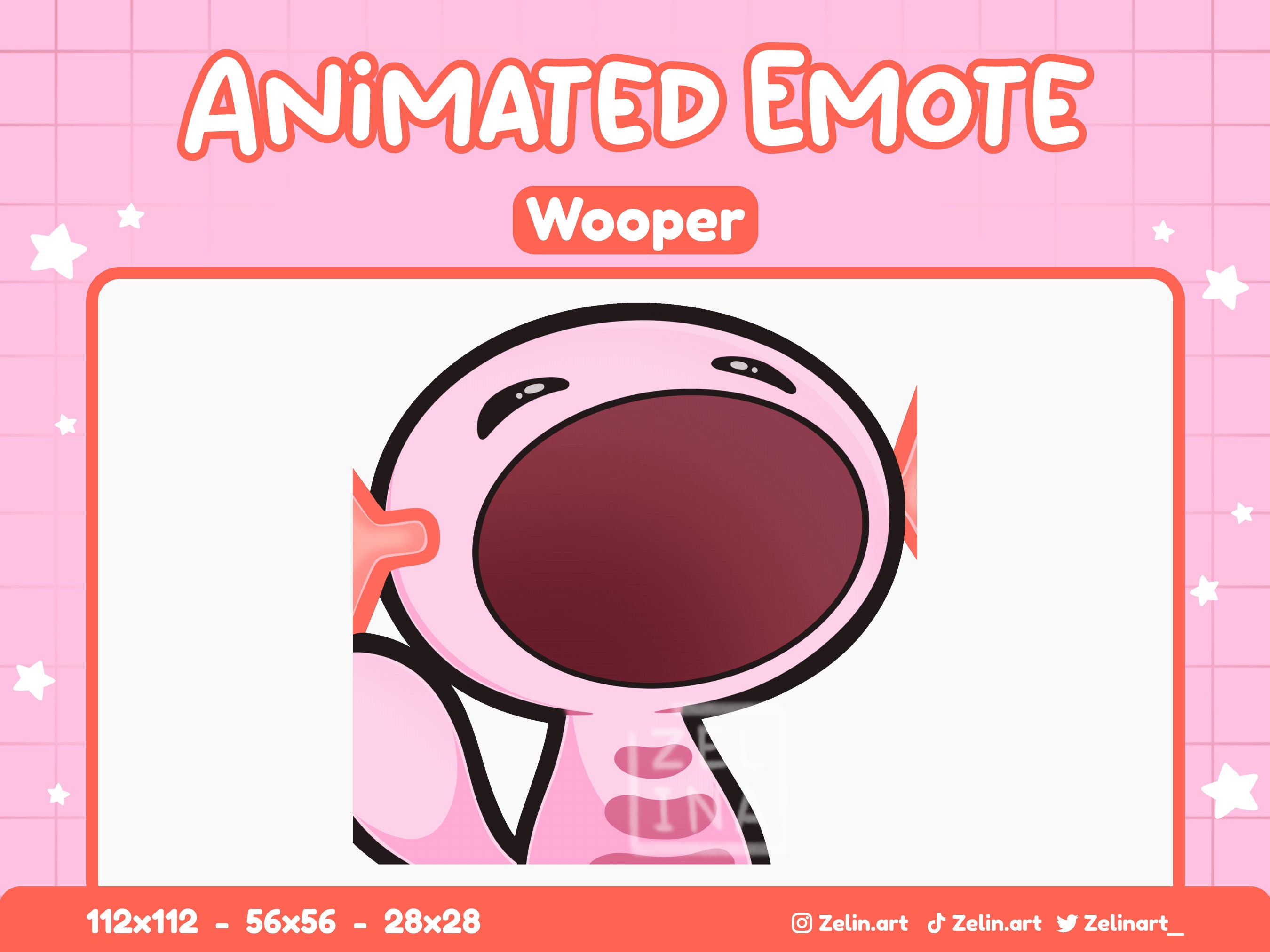 ANIMATED Shiny Wooper Pop | Emote for Twitch, Discord and Youtube ...