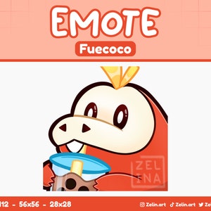Fuecoco Boba Drink | Emote for Twitch, Discord and Youtube | Stream ...