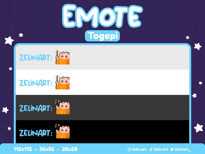 Shiny Togepi Halloween Magic | Emote for Twitch, Discord and Youtube ...