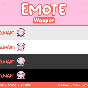 Shiny Wooper Sad Crying | Emote for Twitch, Discord and Youtube ...