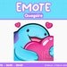 Frog Heart Love | Emote for Twitch, Discord and Youtube | Stream Assets ...