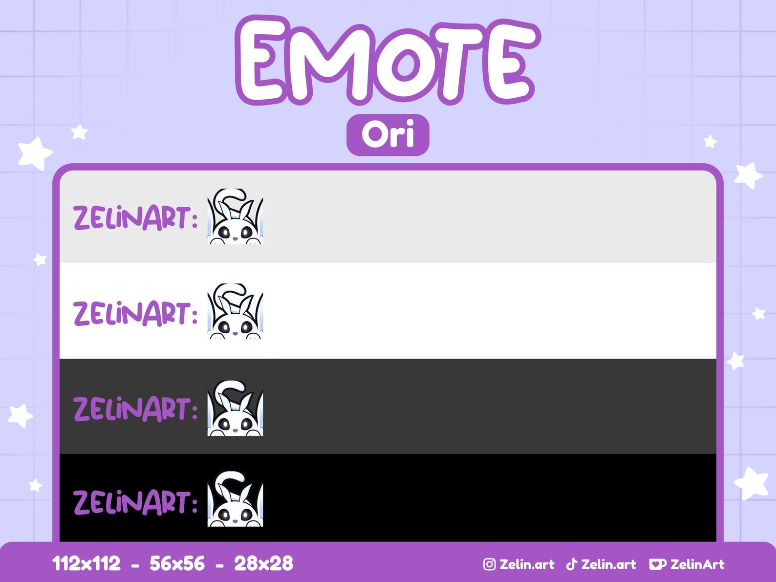 Ori Lurk Peek | Emote for Twitch, Discord and Youtube | Stream Assets ...
