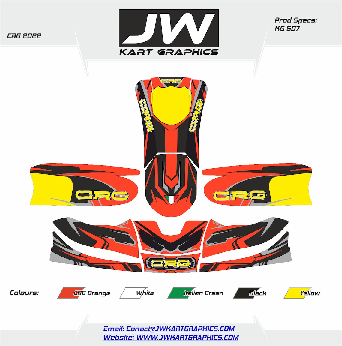 2022 CRG Kart Style Full Kart Sticker Kit KG 507 KG508 - Etsy Singapore