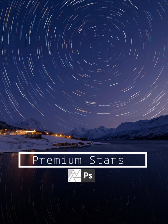 18 Star Brushes & Overlays Photoshop Affinity Photo With Video - Etsy