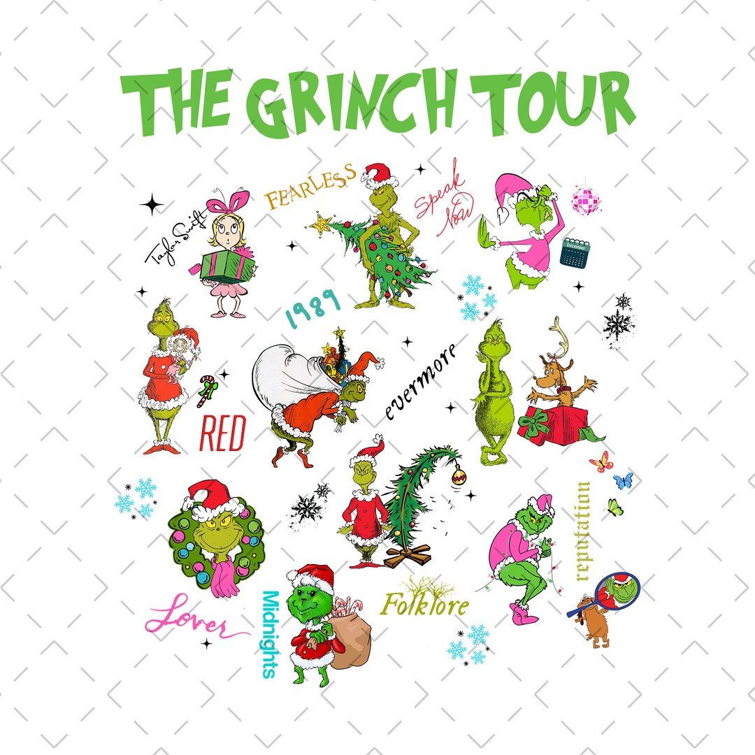 The Grich Eras Tour Png, the Grinc in My Grich Eras Merry Grinchmas Png ...