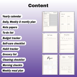 Undated Digital Planner, iPad Planner, Goodnotes Planner, Notability ...