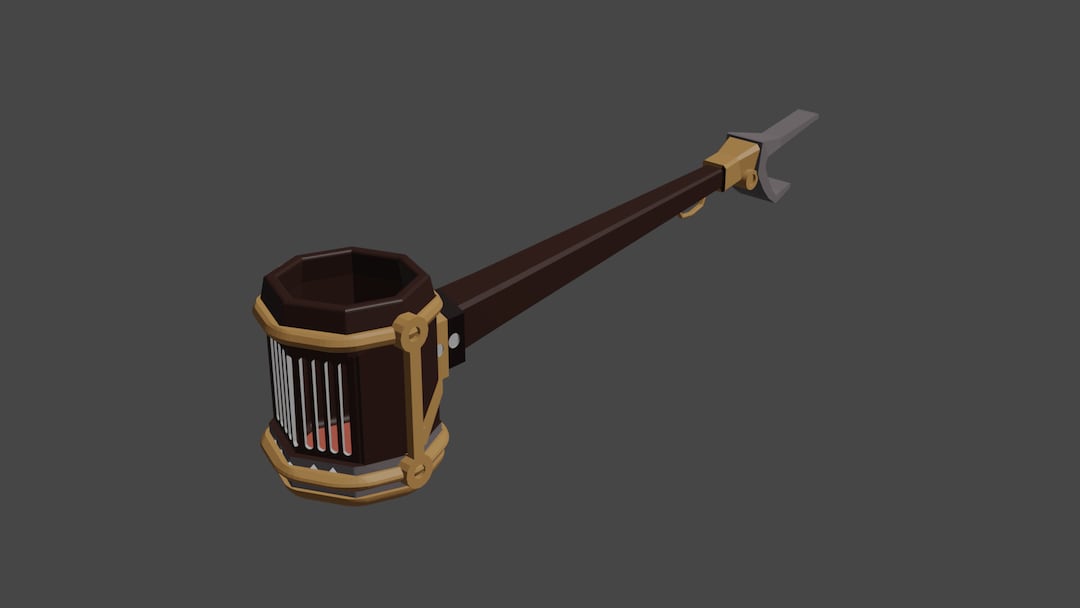 Arcane Vander's Pipe - League of Legends 3D Model - Etsy