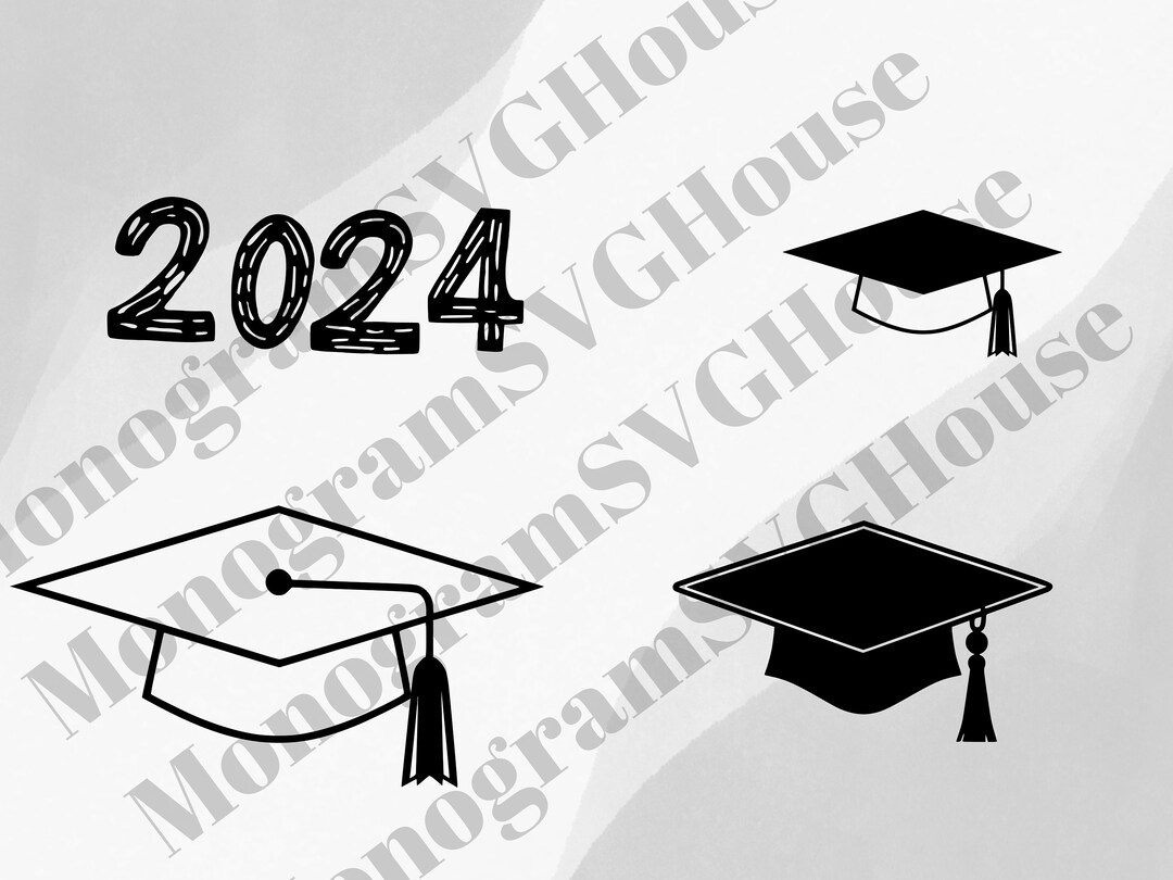 Graduation 2024 SVG, Graduation Hat SVG - Etsy