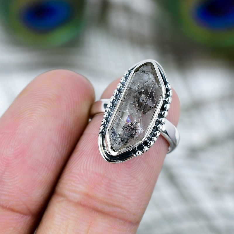 Raw Diamond Ring - Etsy