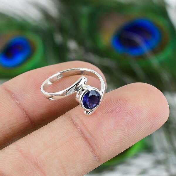 Iolite Ring - Etsy