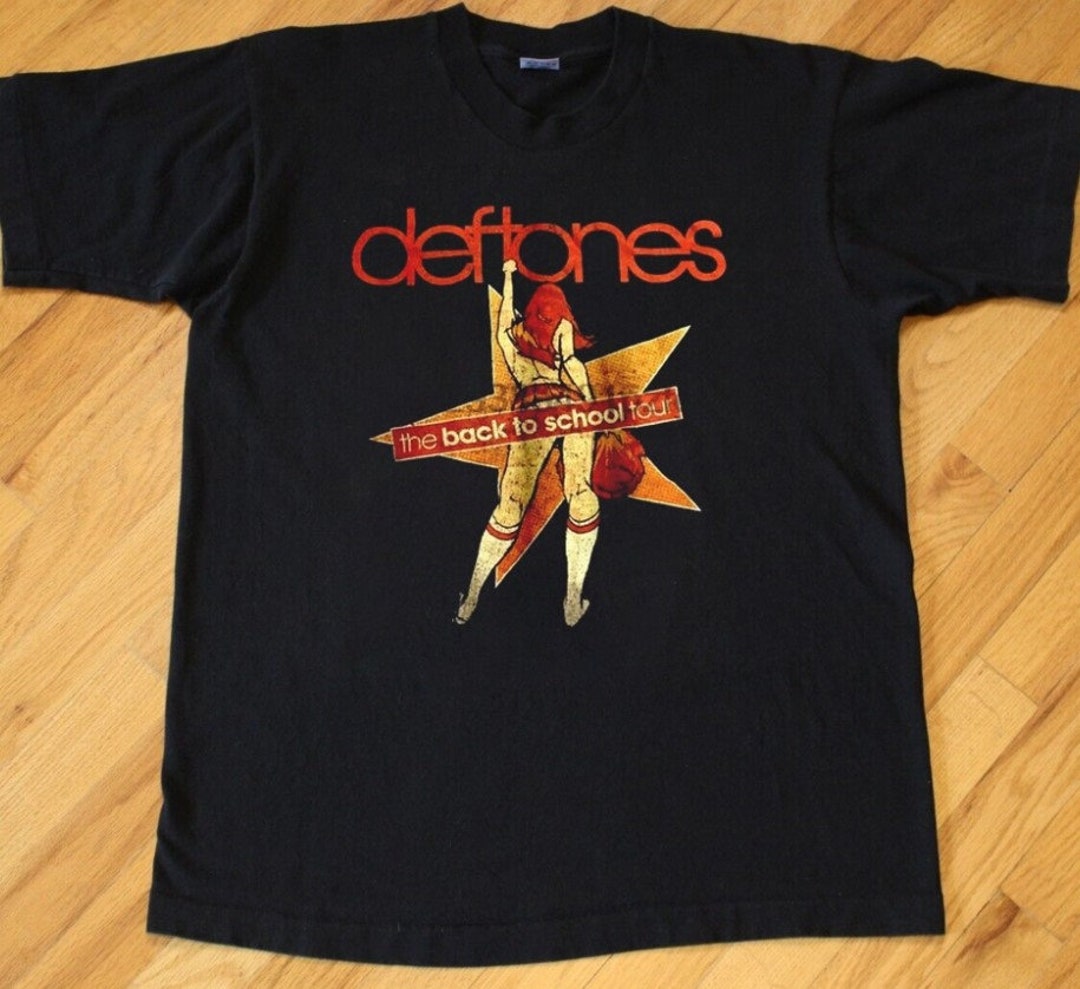 Deftones Back to School T-shirt Back to School Tour Deftones - Etsy