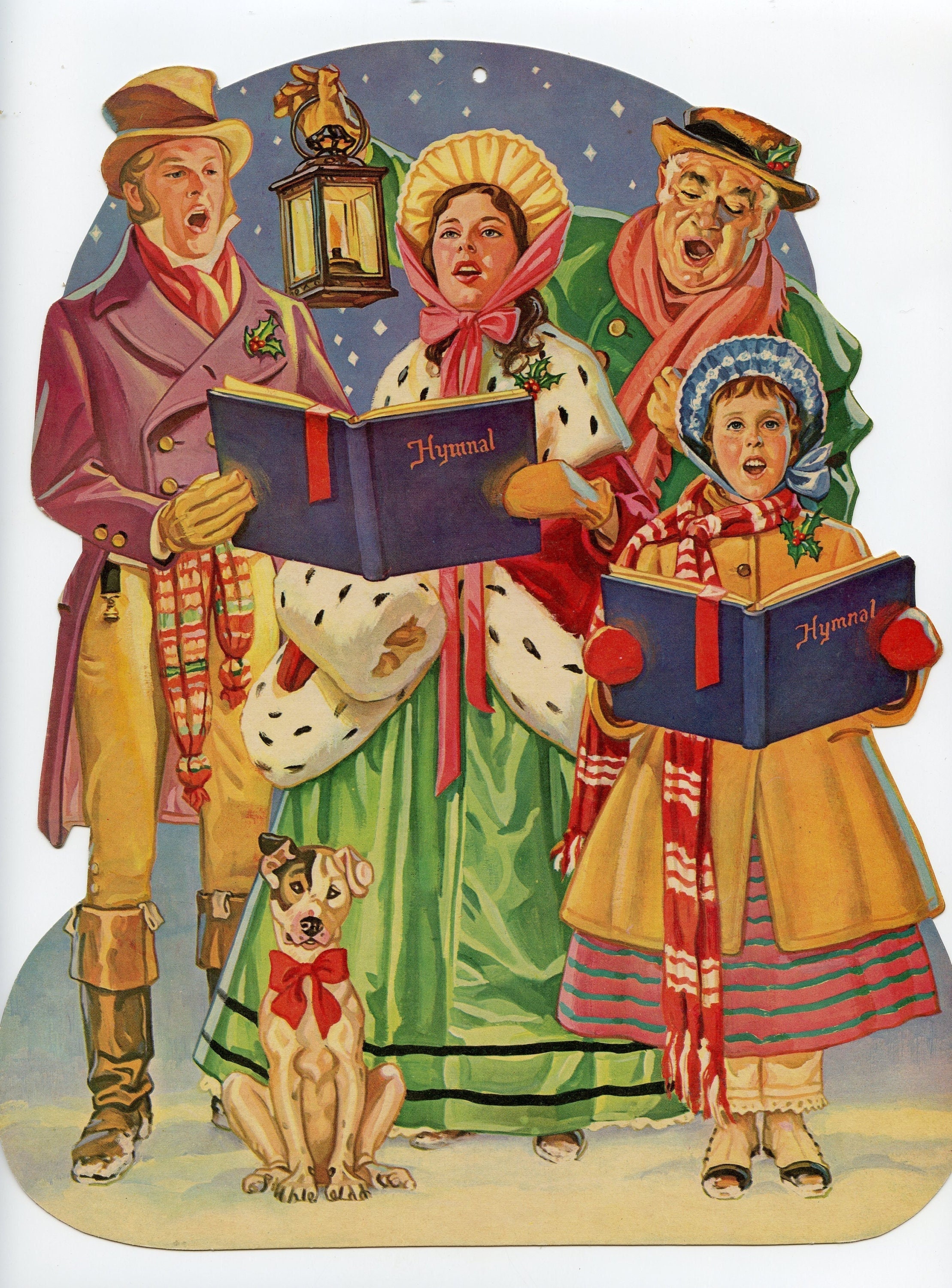 Vintage 1950s Christmas Carolers Photo Digital Download - Etsy
