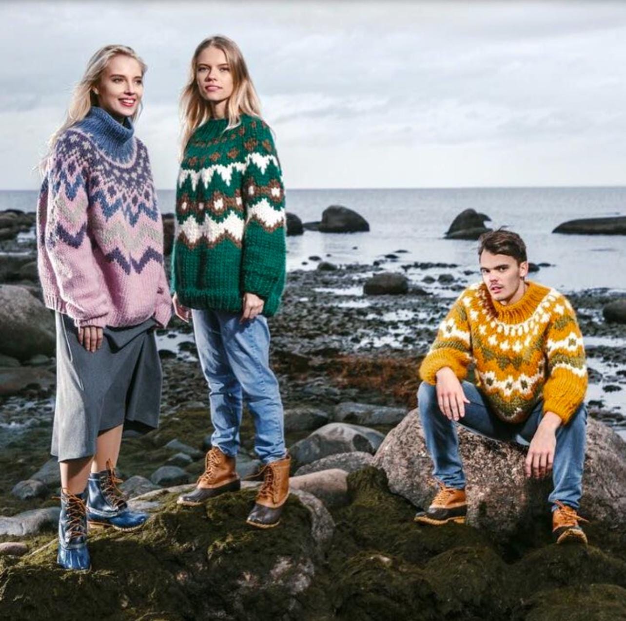 Oversized Icelandic Sweater Knitting Pattern - Chunky Colorwork Yoke ...