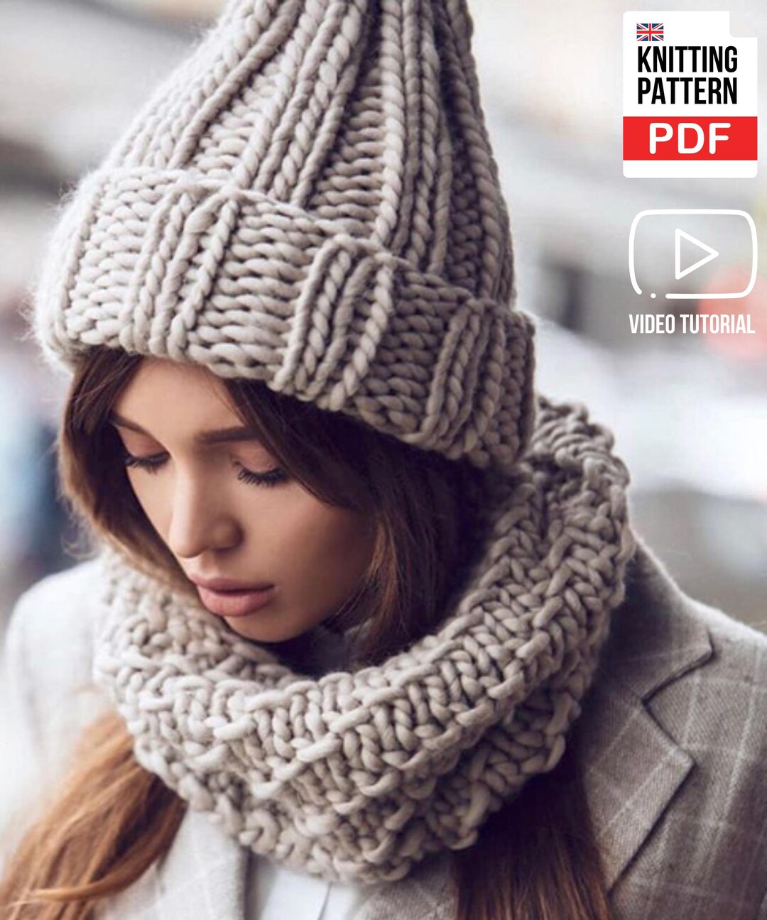 Hat Knitting Pattern | Beanie Pattern | Hat Knit Pattern | Beanie Hat ...