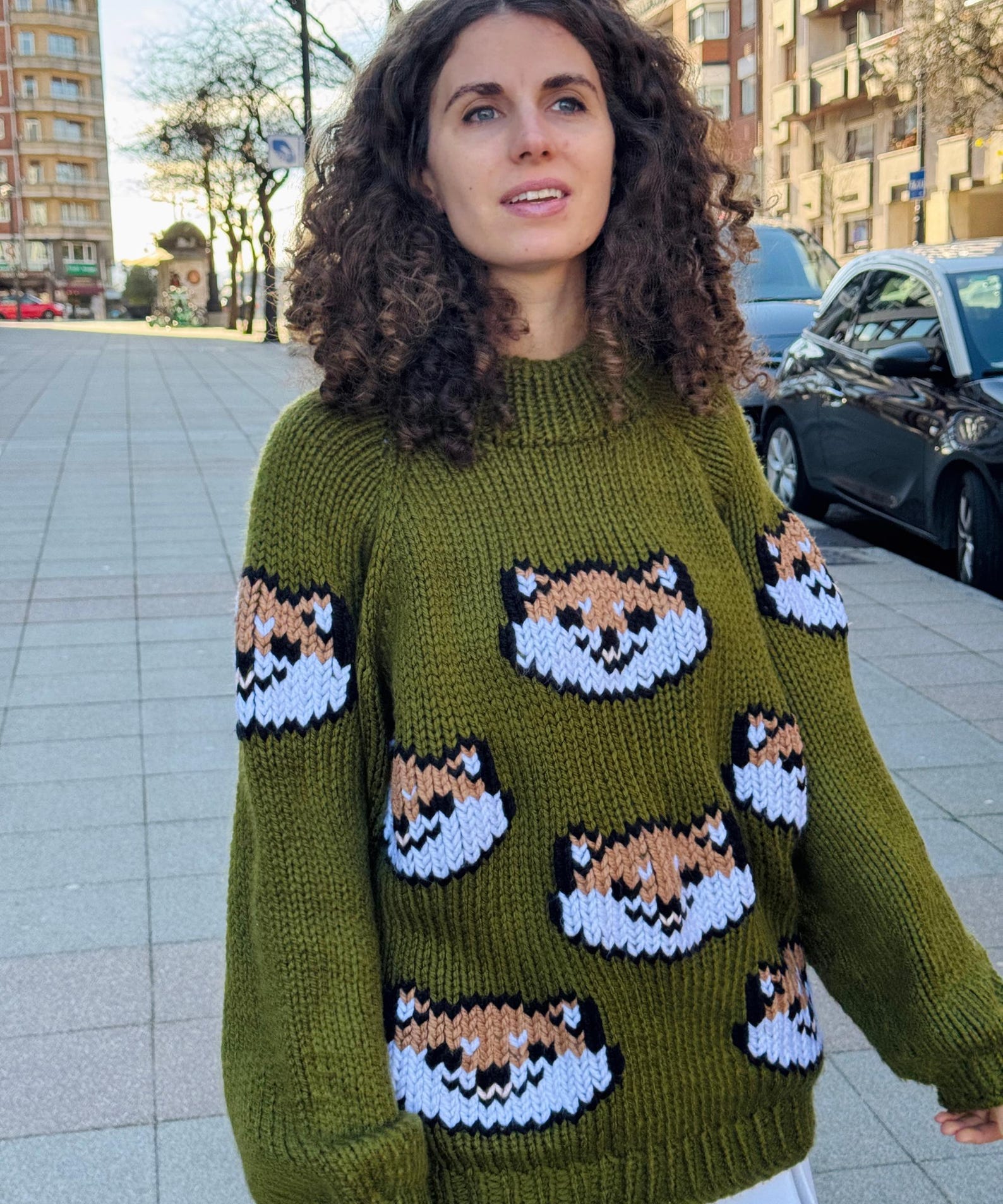 Oversized Sweater Knitting Pattern - Raglan Pullover With Embroidery ...