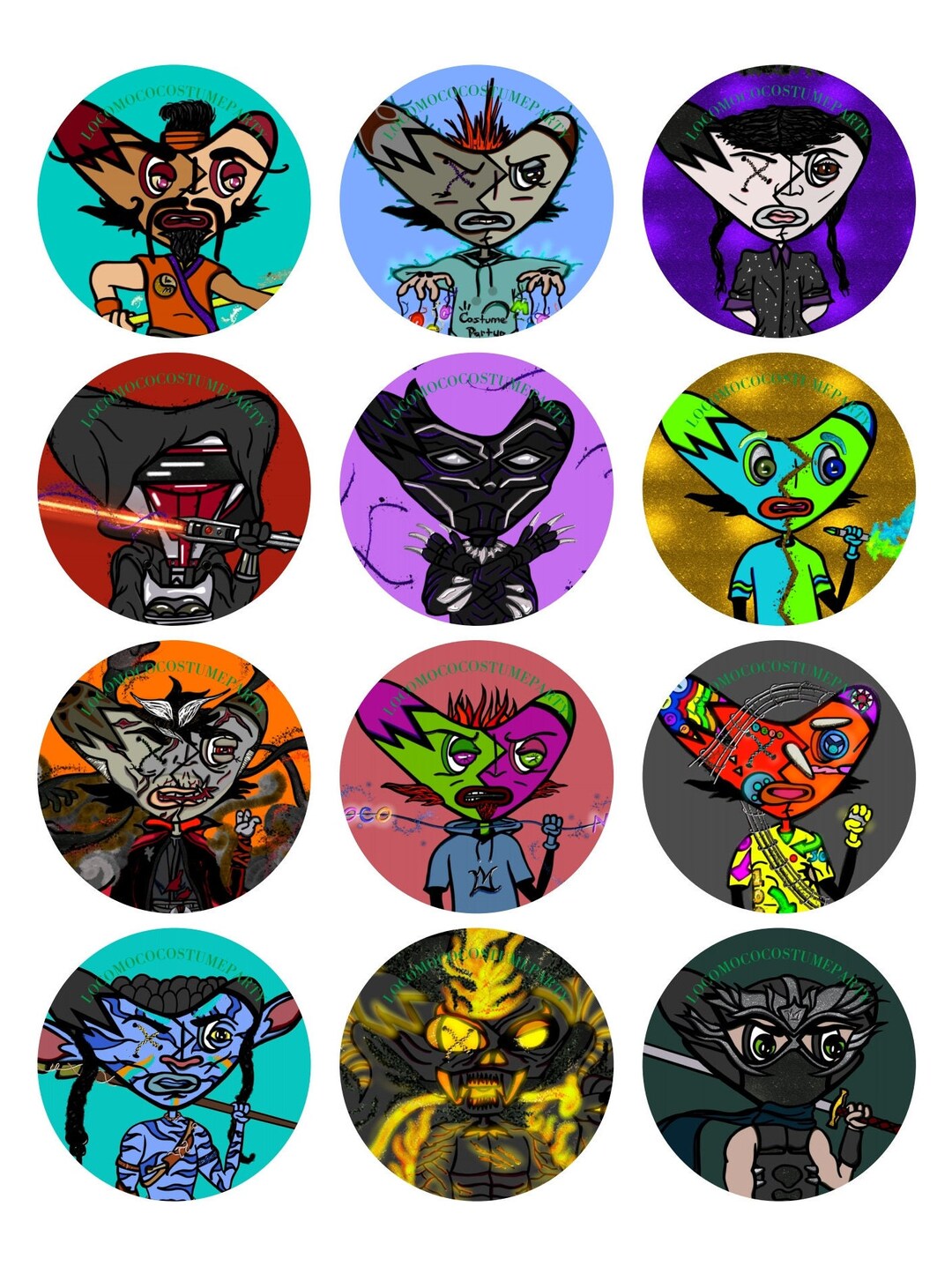 Loco Moco Stickers - Etsy