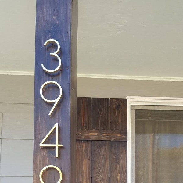 Modern House Numbers - Etsy
