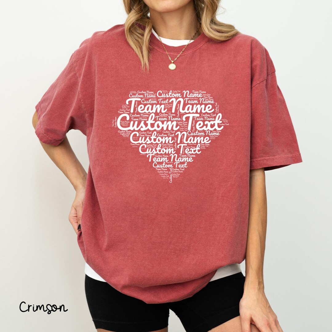 Custom Shirt, Custom Tee, Custom T-shirt, Personalized Texting Shirt ...