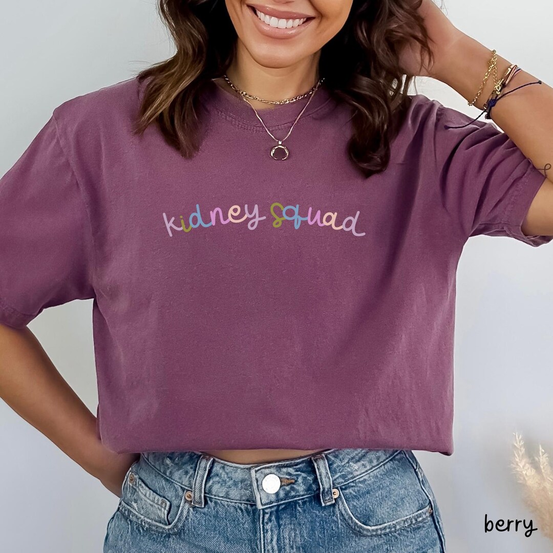 Kidney Squad Shirt, Kidney Disease Awareness Shirt, Dialysis Day Tee ...