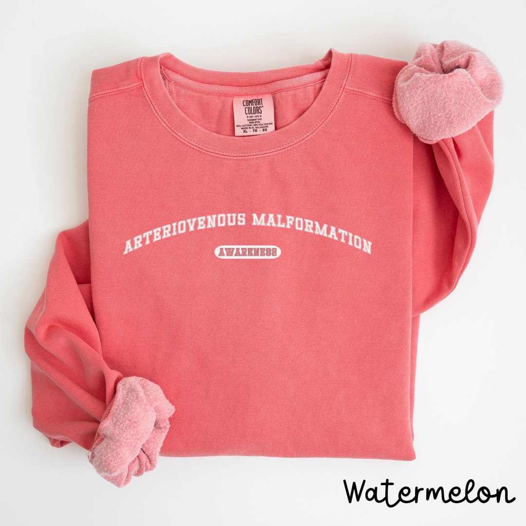 Arteriovenous Malformation Awareness Sweatshirt, Arteriovenous Shirt ...