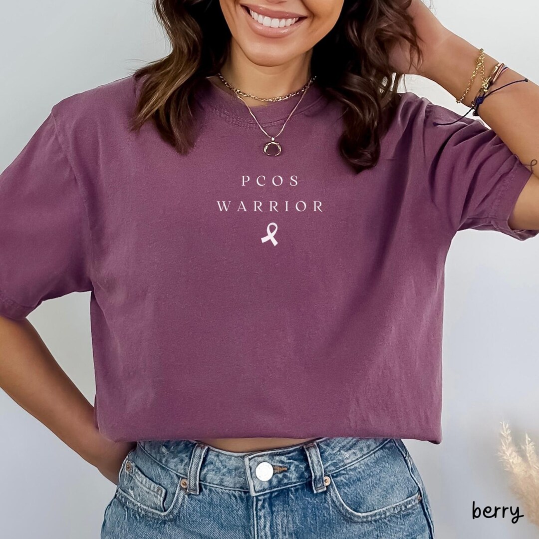 Pcos Warrior Shirt, Fertility Pcos Awareness Shirt, PCOS Walk Tees ...