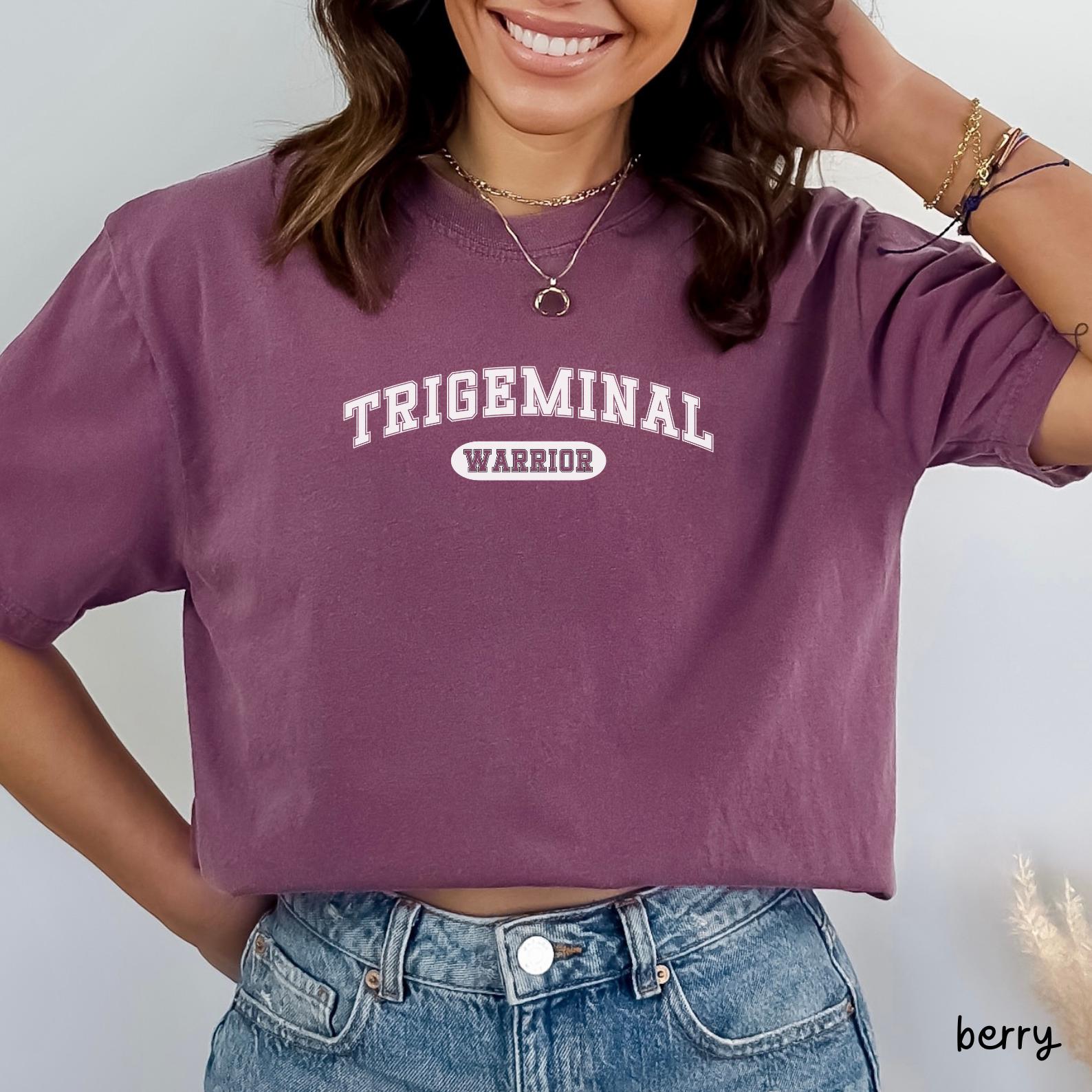 Trigeminal Warrior Shirt, Trigeminal Neuralgia Awareness Tee ...